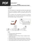 SPO Pemberian Posisi Supine | PDF