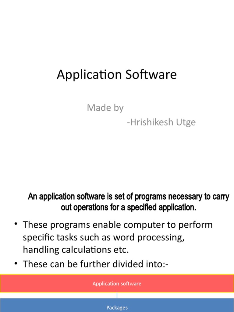 Application Software | PDF | Application Software | Integrated ...