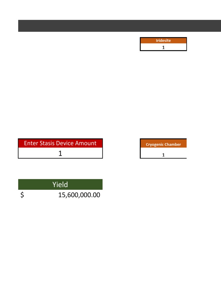 Stasis Device Crafting Guide | PDF | Chemistry | Building Engineering