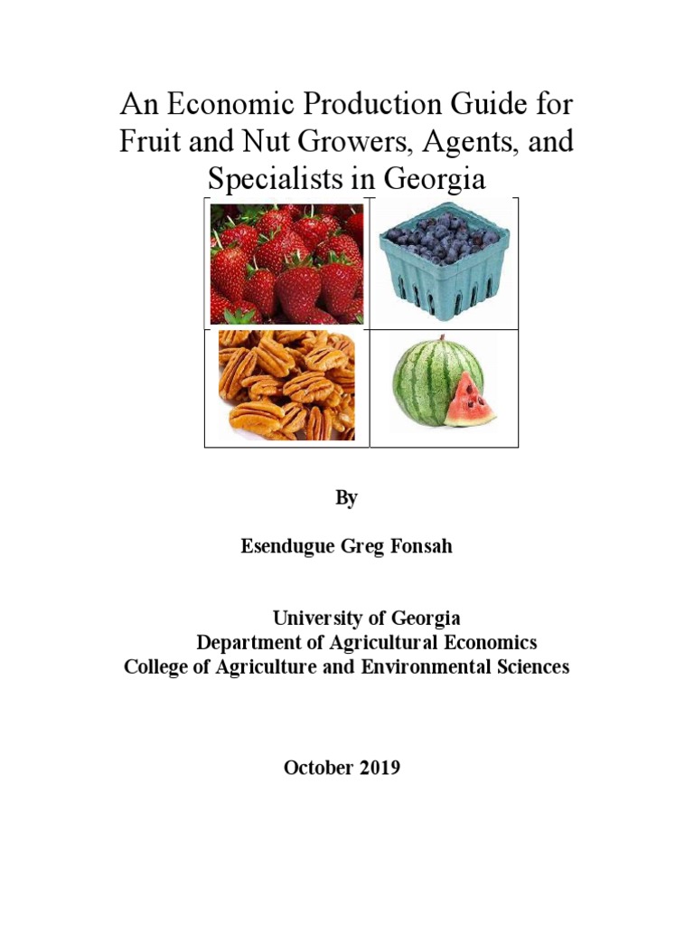2019 Fruit Production Guide - Oct 2019 | PDF | Blueberry | Profit ...