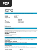 Hydrovane-Fluid-Force-2000Hr Vane Lubricant Safety Data | PDF ...