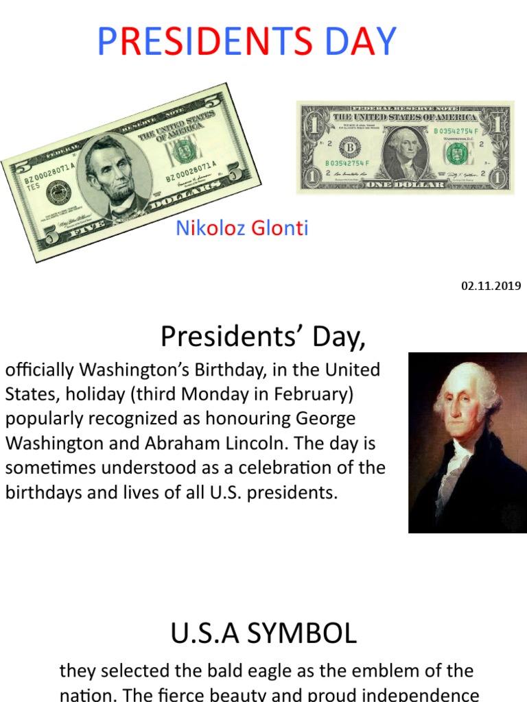 Understanding Presidents' Day History | PDF