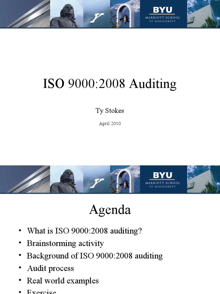 ISO 9000:2008 Auditing Overview | PDF | Quality Management System | Iso ...