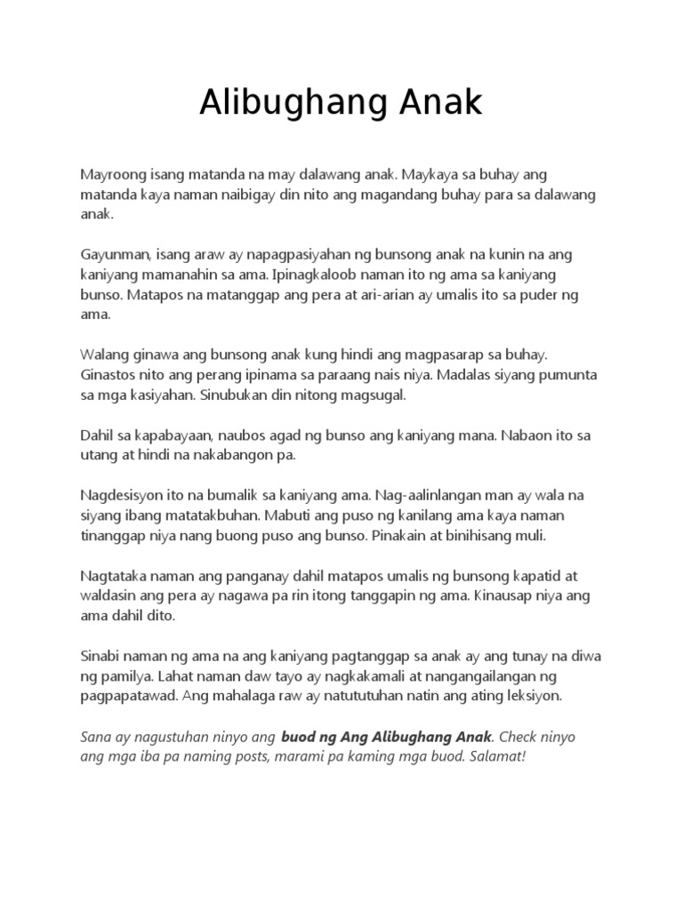 Alibughang Anak | PDF