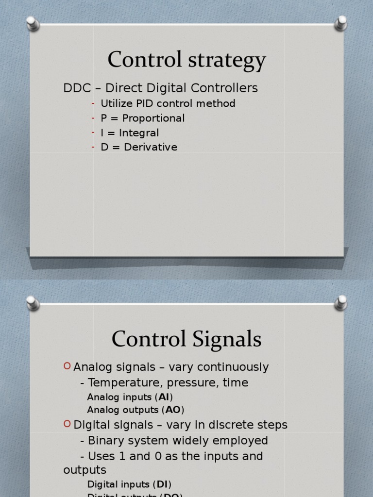 Direct Digital Controllers Overview | PDF