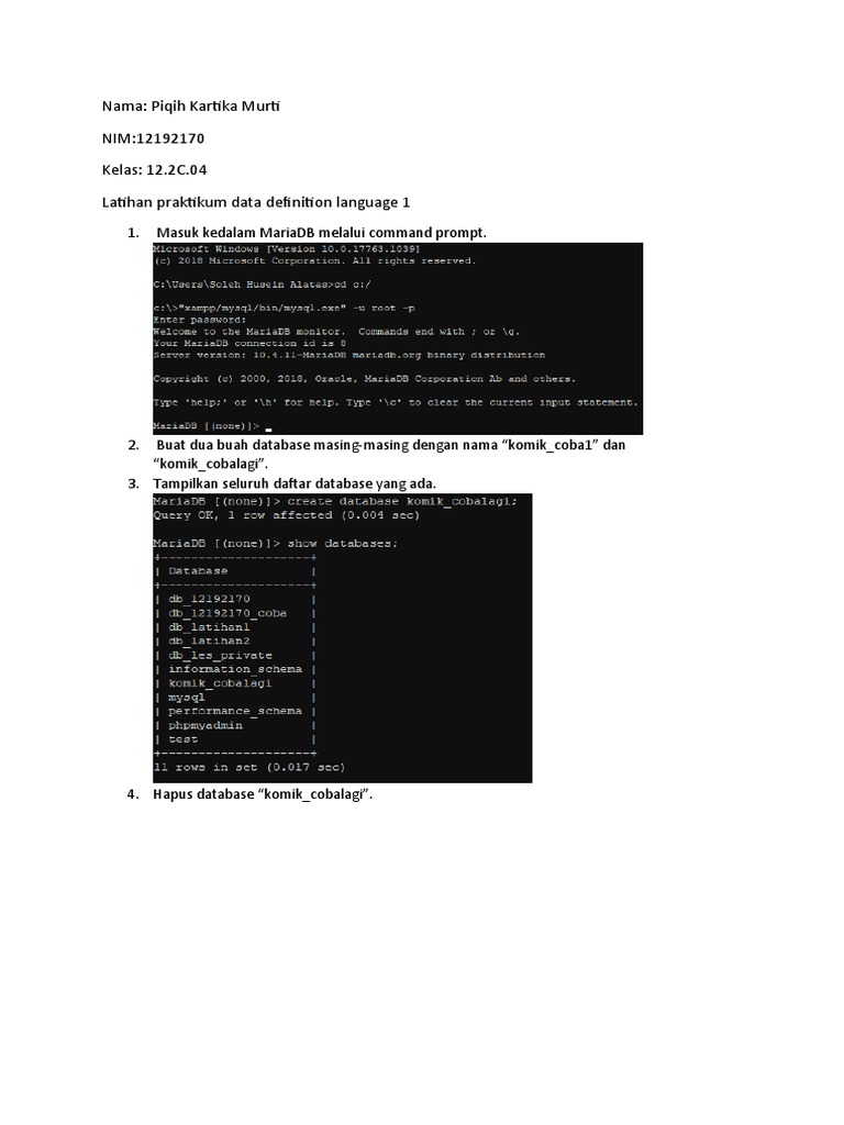DDL 1 | PDF | Game & Aktivitas | Komputer