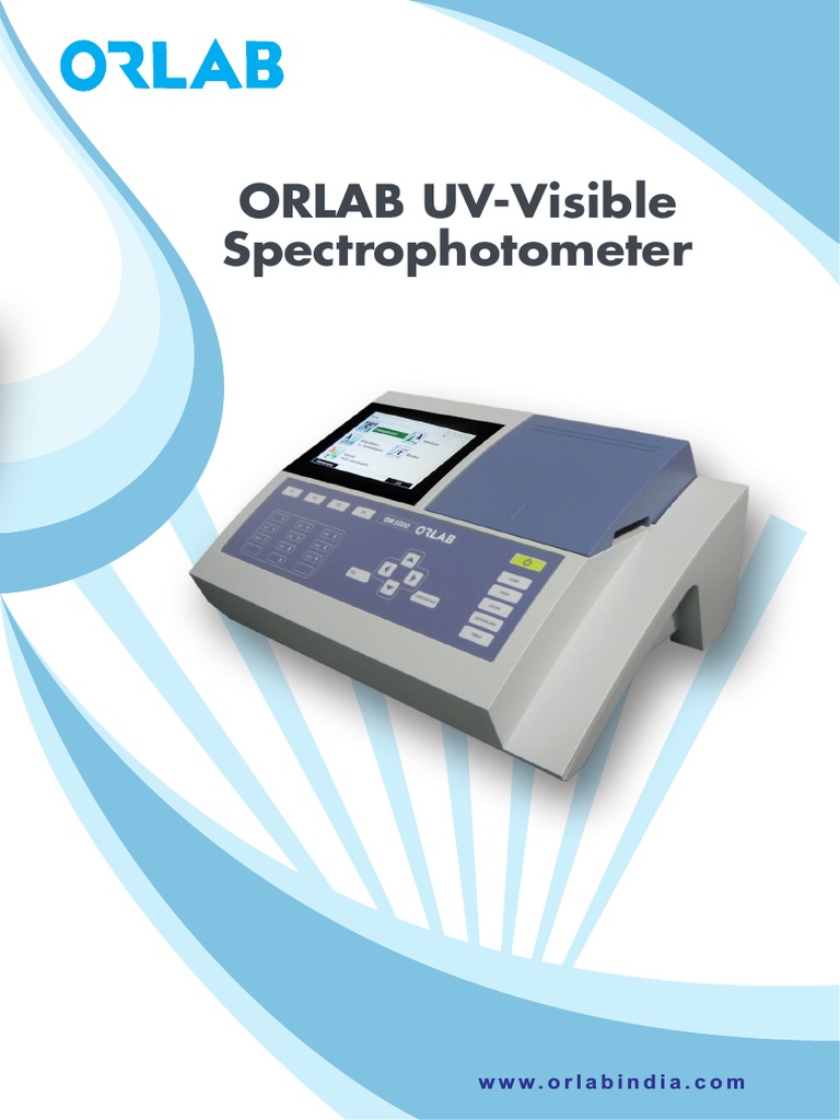 ORLAB UV-Visible Spectrophotometer Overview | PDF | Magnesium ...