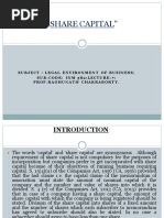 Types of Share Capital Explained | PDF | Equity (Finance) | Balance Sheet