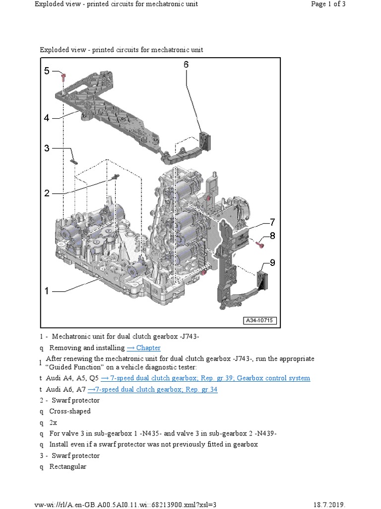 0B5 Mechatronic - Service - PCB | PDF