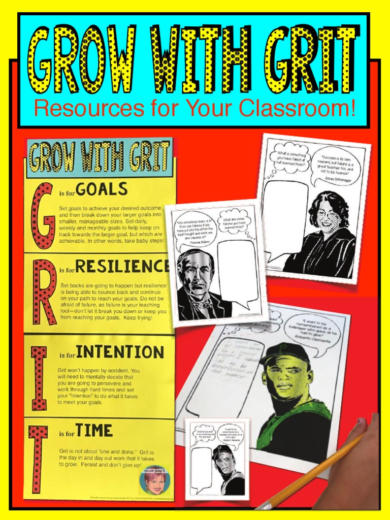 Resources For Your Classroom! | PDF | Grit (Personality Trait ...