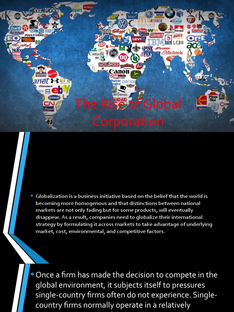 Global Strategy for Corporations | PDF | Business | Business Economics
