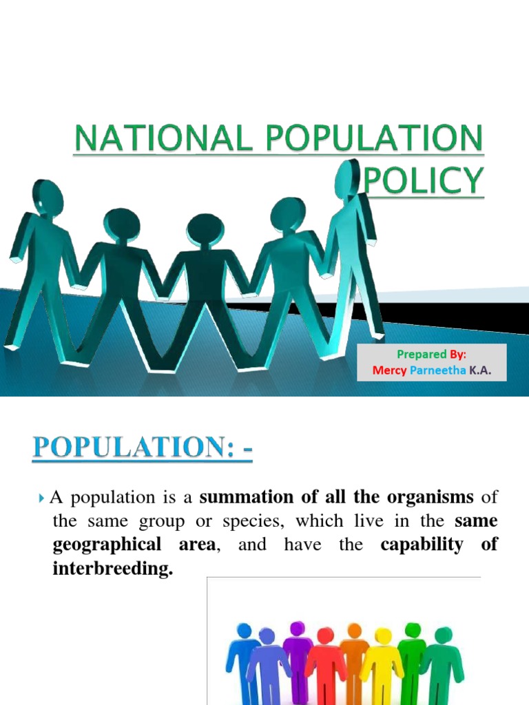 National Population Policy Overview | PDF | Human Reproduction | Wellness