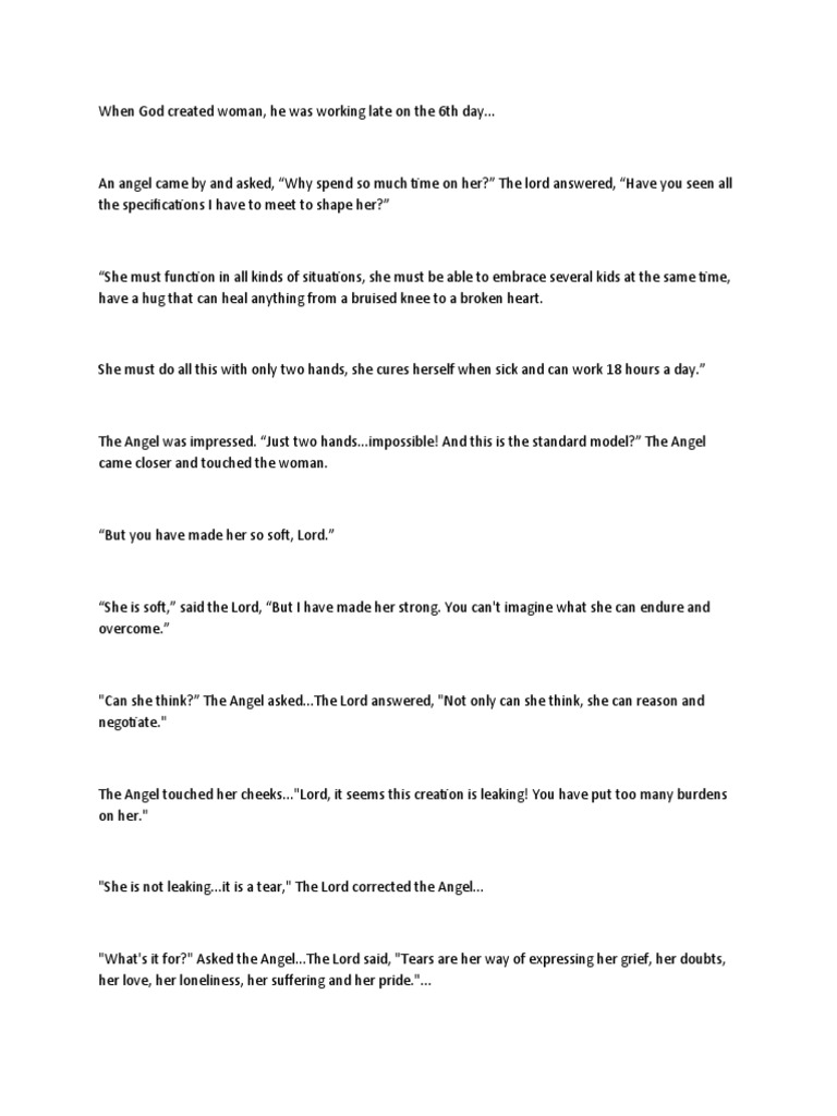 When God Created Woman | PDF