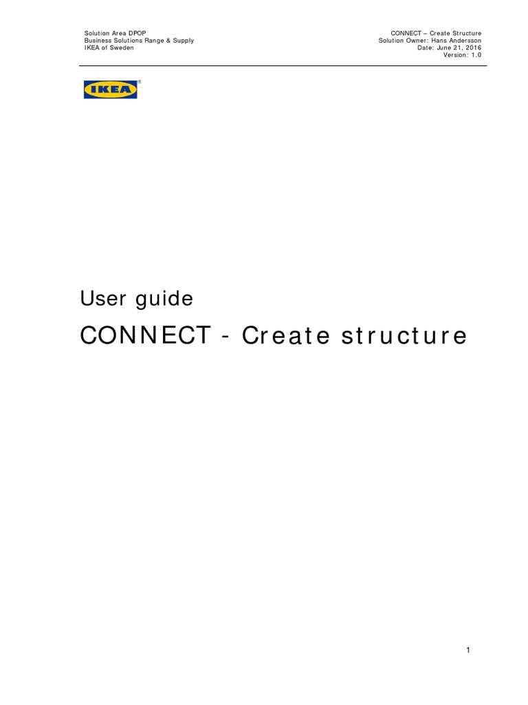 CONNECT - Create Structure: User Guide | PDF | Computing | Software