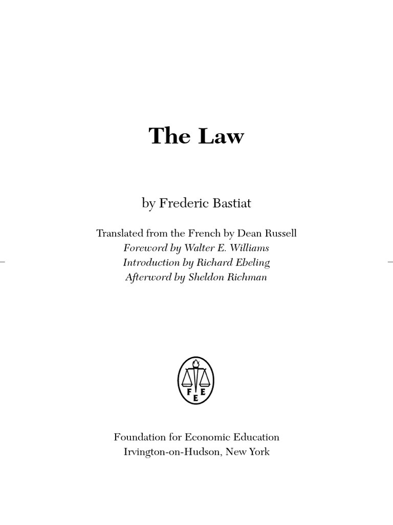 The Law PDF | PDF | Free Trade | Life