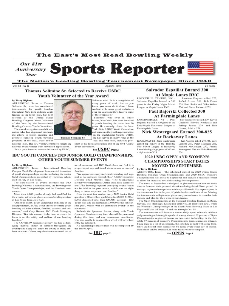 April 23, 2020 Sports Reporter | PDF | National Collegiate Athletic ...