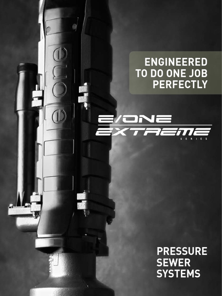 Eone Engineered To Do One Job Perfectly | PDF | Sanitary Sewer | Pump