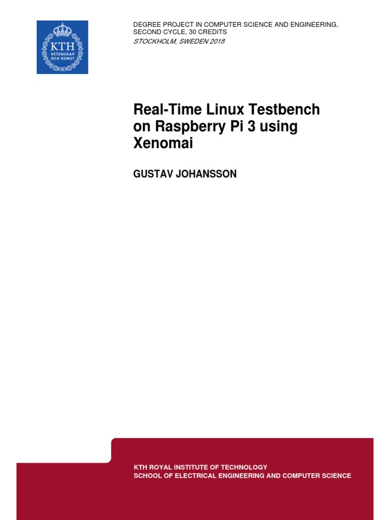 Real-Time Linux Testbench On Raspberry Pi 3 Using Xenomai | PDF ...