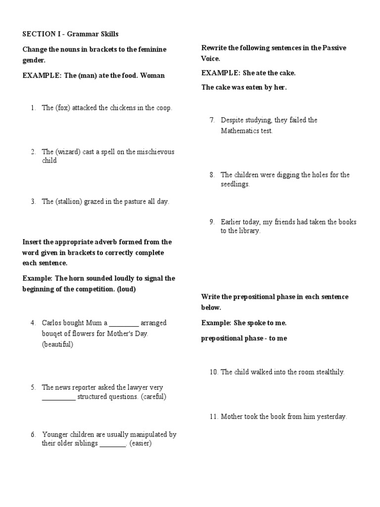 Sea Practice Test 2016 | PDF