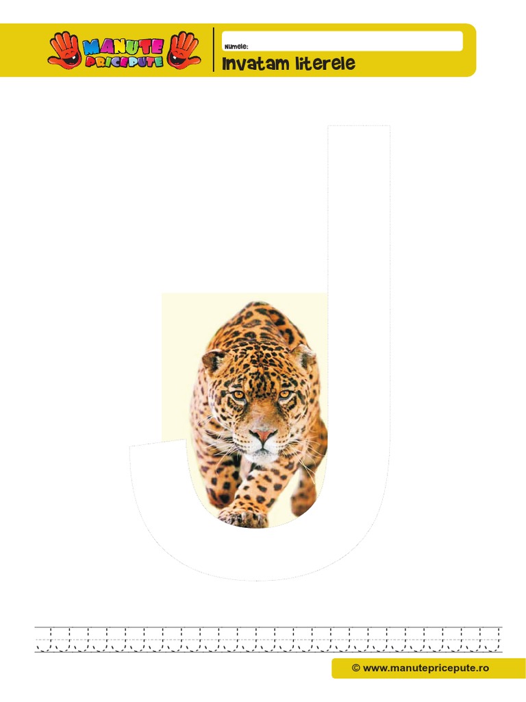 J 003 Litere de Tipar | PDF