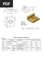 Chapitre 1 Elaboration D - Une Gamme D - Usinage | PDF | Usinage | Menuiserie