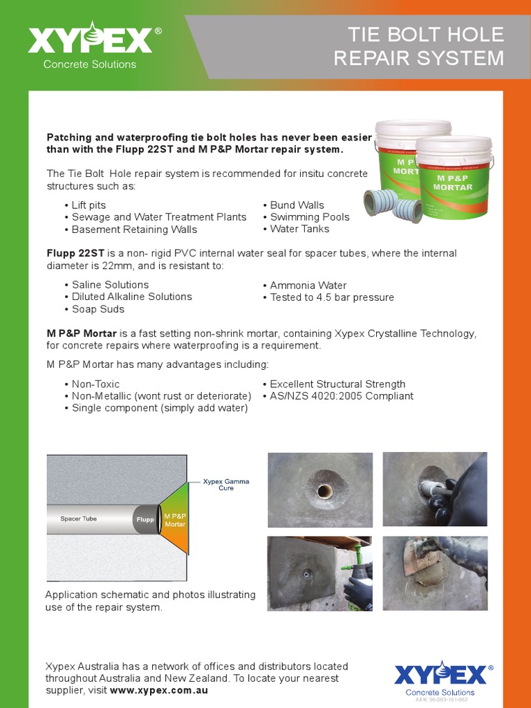 Tie Bolt Hole Repair System | PDF