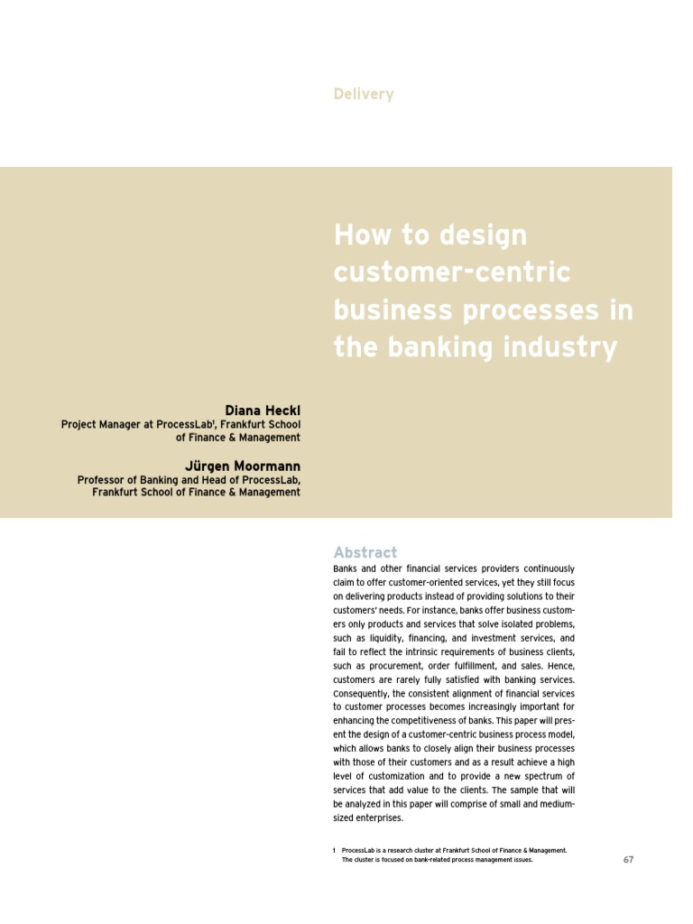 Banking Business Processes PDF | Download Free PDF | Sales | Mergers ...