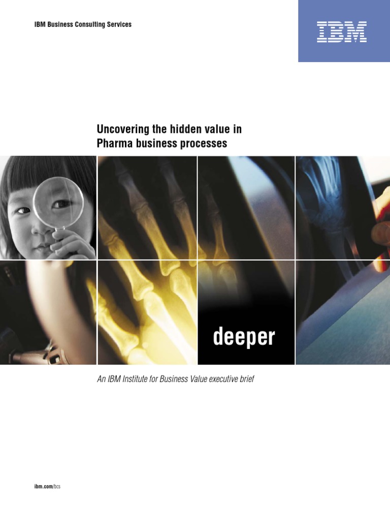 IBM Case Study in Pharma | PDF | Pharmaceutical Industry | Supply Chain