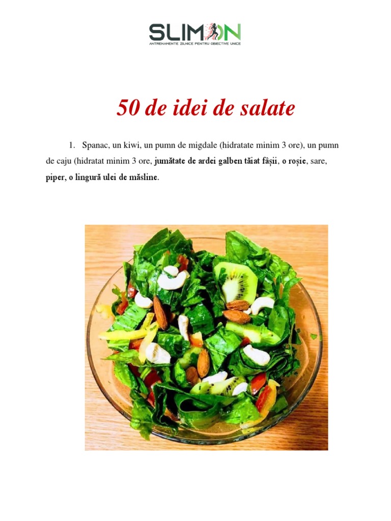 50 Idei de Salate | PDF