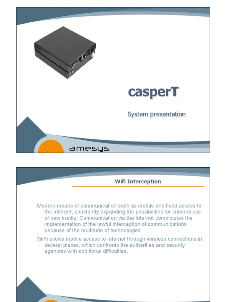 93 - Casper T System Presentation | PDF