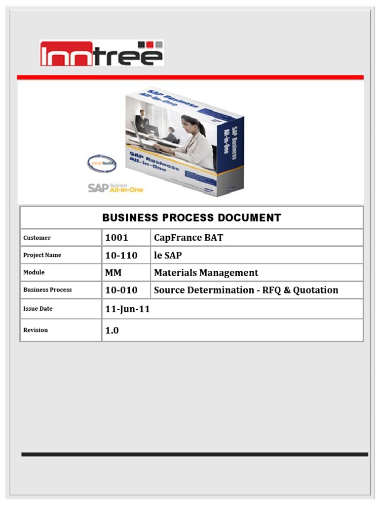 RFQ in Sap The Process Manual | PDF | Ibm System I | Software