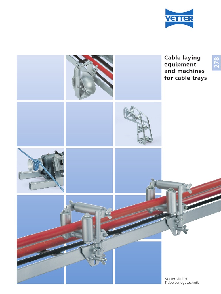 278 Cable Laying Equipment For Cable Trays | PDF | Rope | Mains Electricity