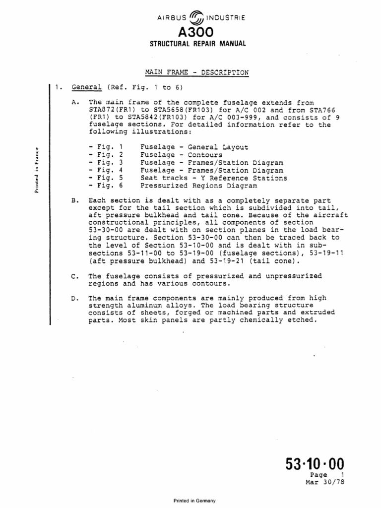Airbus ' Inoustrie: Structural Repair Manual | PDF | Aviation | Aerospace