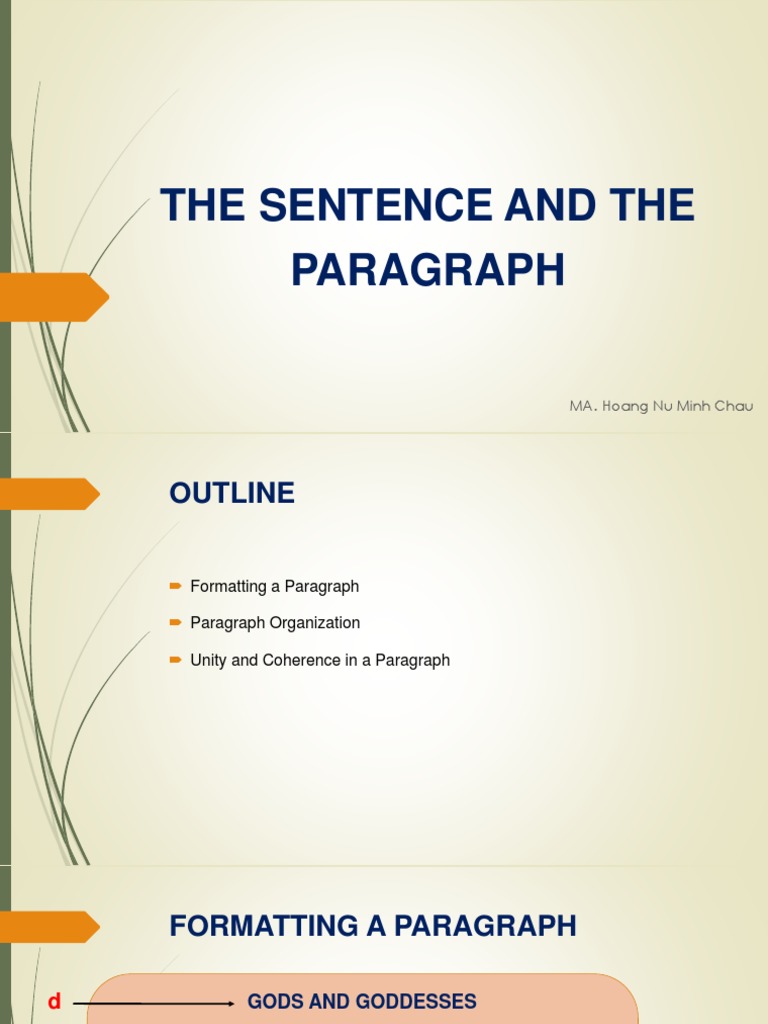 The Sentence and The Paragraph | PDF | Egyptian Pyramids | Paragraph