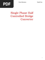 Single Phase Fully Controlled Bridge Converter | PDF | Direct Current ...
