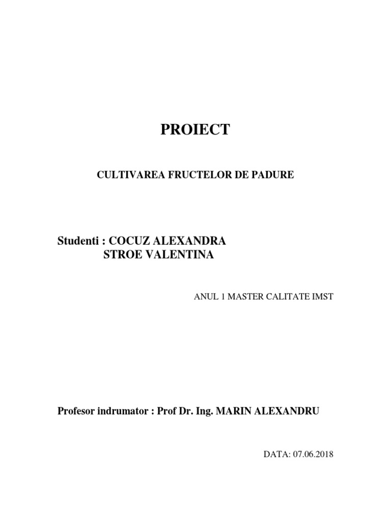 Ama - Cultivarea Fructelor de Padure | PDF