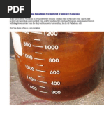 Gold Refining Using Aqua Regia Process | PDF | Nitric Acid | Chemical ...