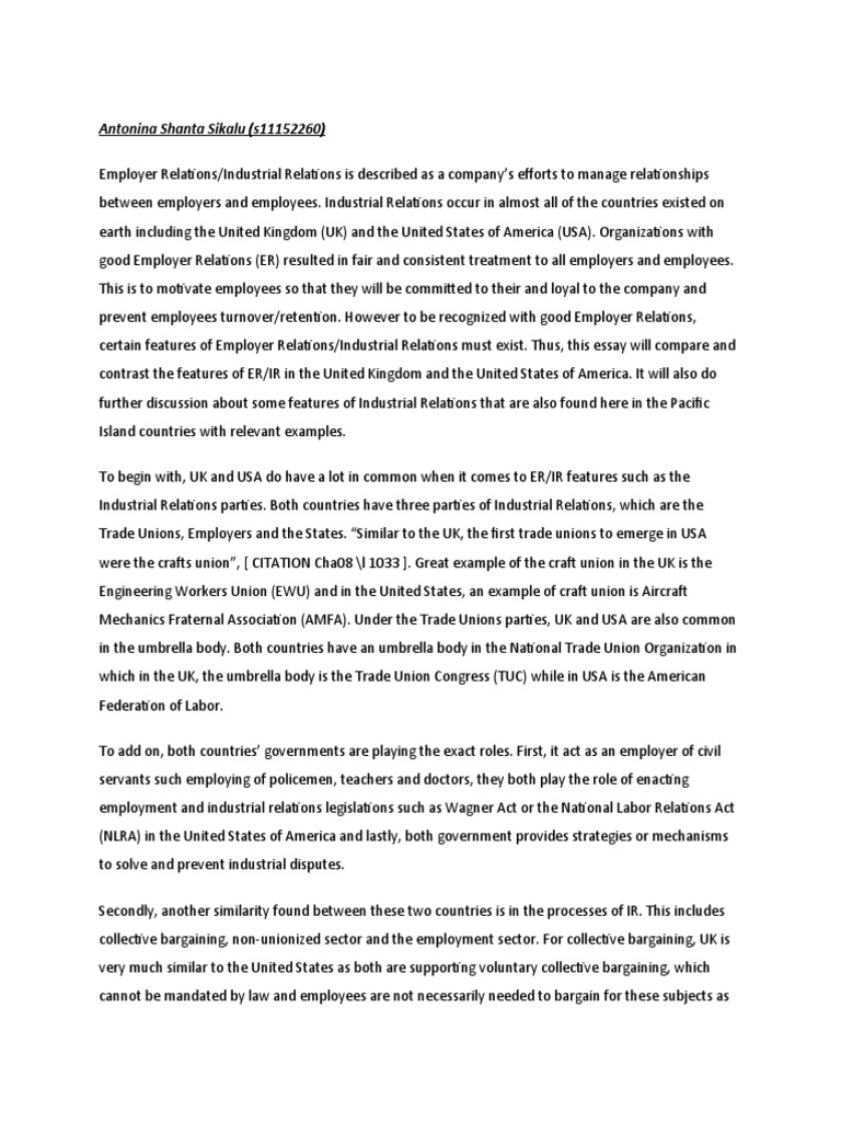 MG316 Assignment 1 | PDF | Trade Union | Collective Bargaining