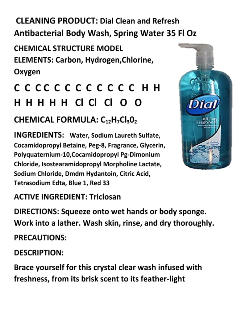Dial Antibacterial Body Wash Review | PDF | Cooking, Food & Wine