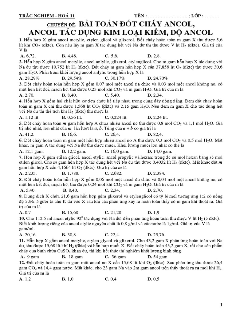 Toan Dot Ancol | PDF