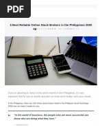 In-Depth, Step-by-Step Guide To Online Trading With COL Financial | PDF ...