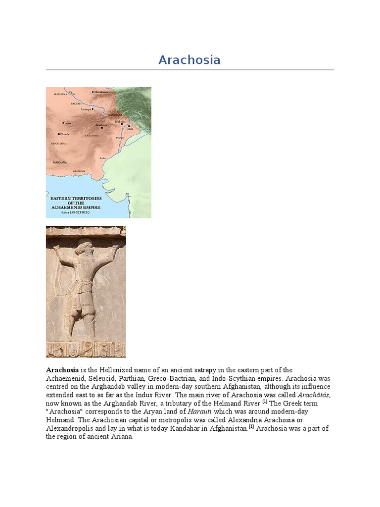 Arachosia: Arachosia Is The Hellenized Name of An Ancient Satrapy in ...