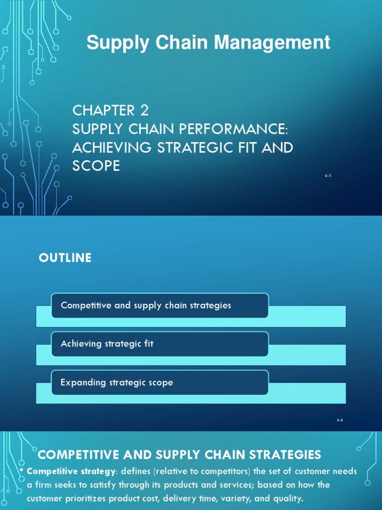Strategic Fit | PDF | Strategic Management | Supply Chain