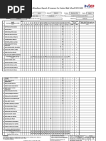 School Form 2 (SF2) Daily Attendance Report of Learners | PDF ...