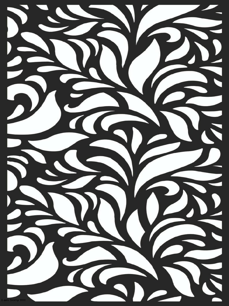 08 - Free DXF Leaf Pattern 08 | PDF