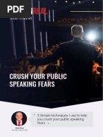 Speak With No Fear | PDF | Psychology