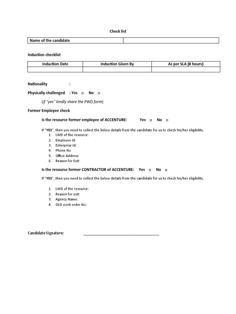 If "Yes" Kindly Share The PWD Form | PDF