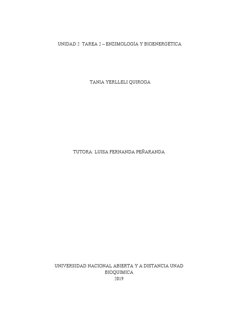Tarea 2 Bioquimica - Tania | PDF | Nicotinamida Adenina Dinucleótido Fosfato | Bioquímica