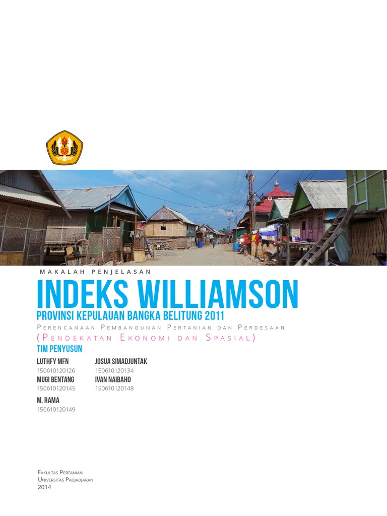 Menghitung Indeks Williamson di Babel | PDF