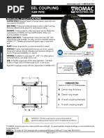 Romac Style 501 Couplings Guide | PDF | Pipe (Fluid Conveyance) | Screw
